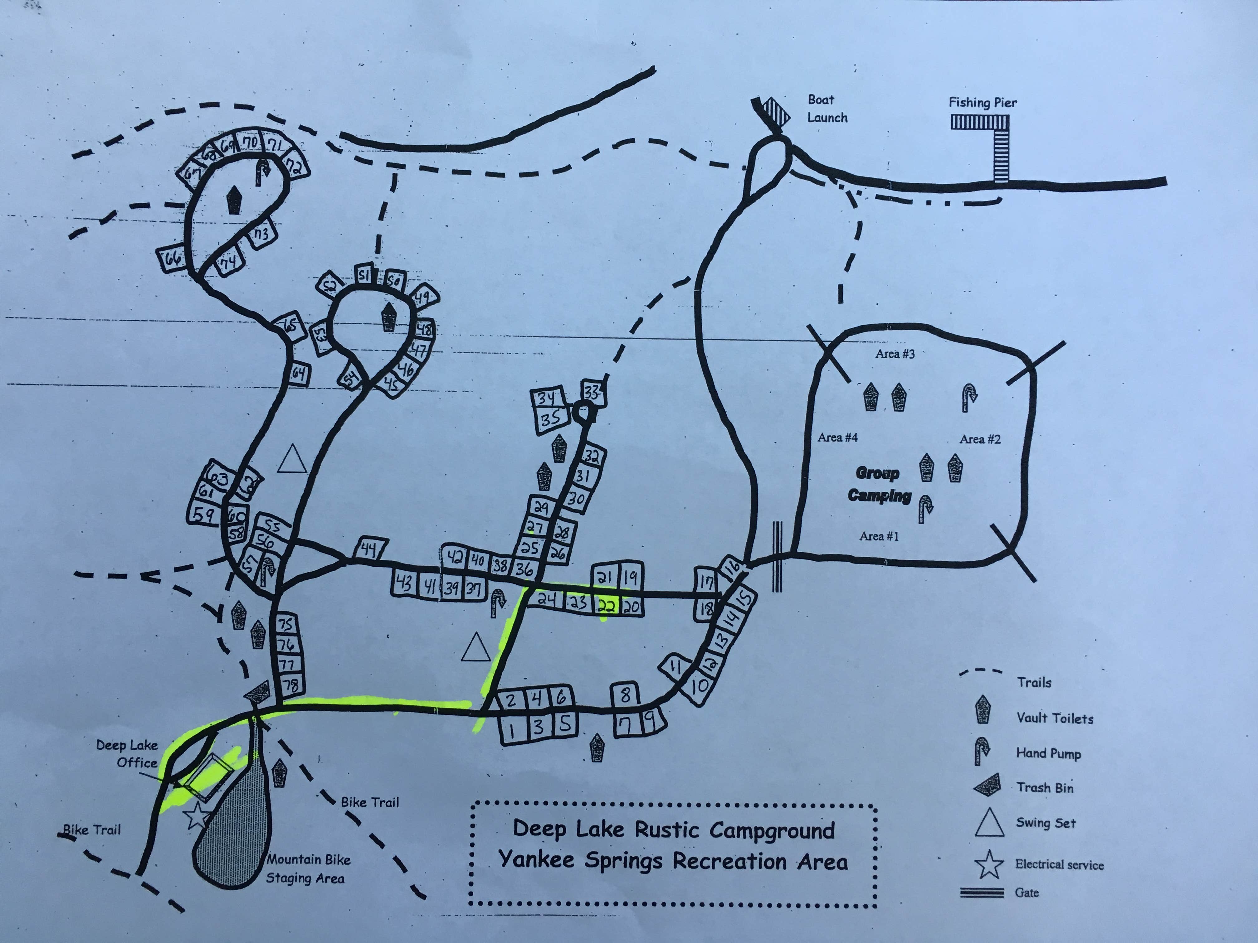 Deep Lake Rustic Campground — Yankee Springs Recreation Area ...