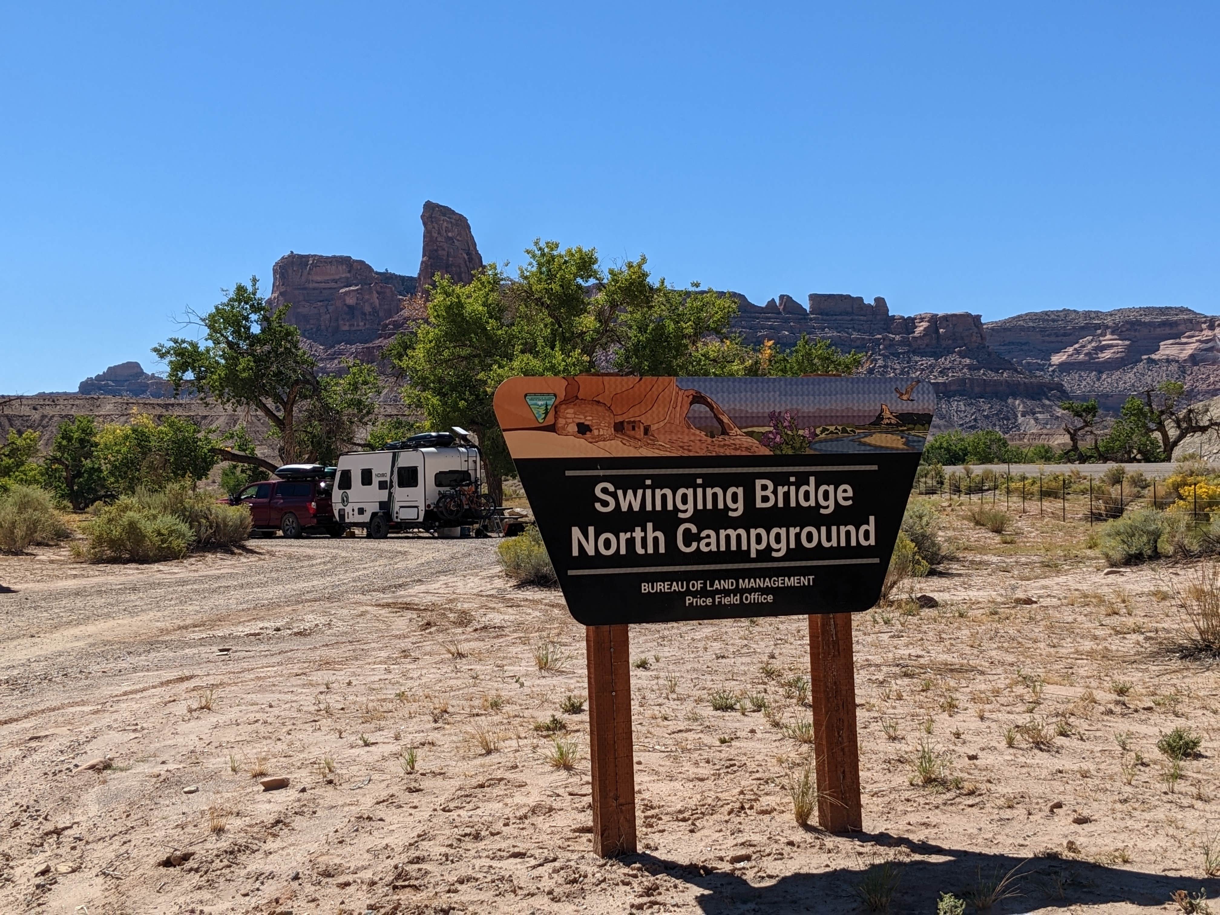 Swinging Bridge North Campground | Cleveland, UT