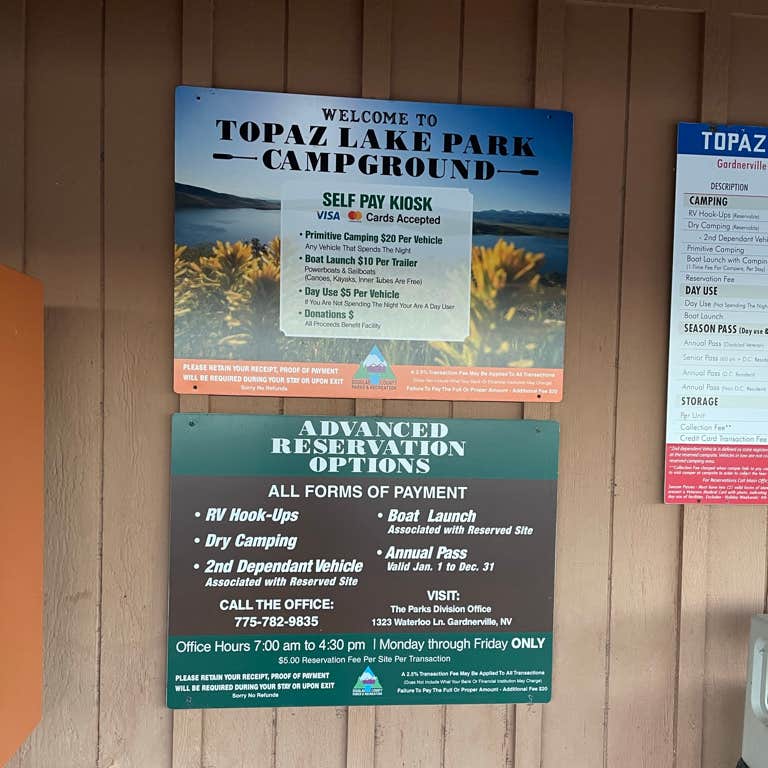 Topaz Lake Recreation Area Camping | The Dyrt