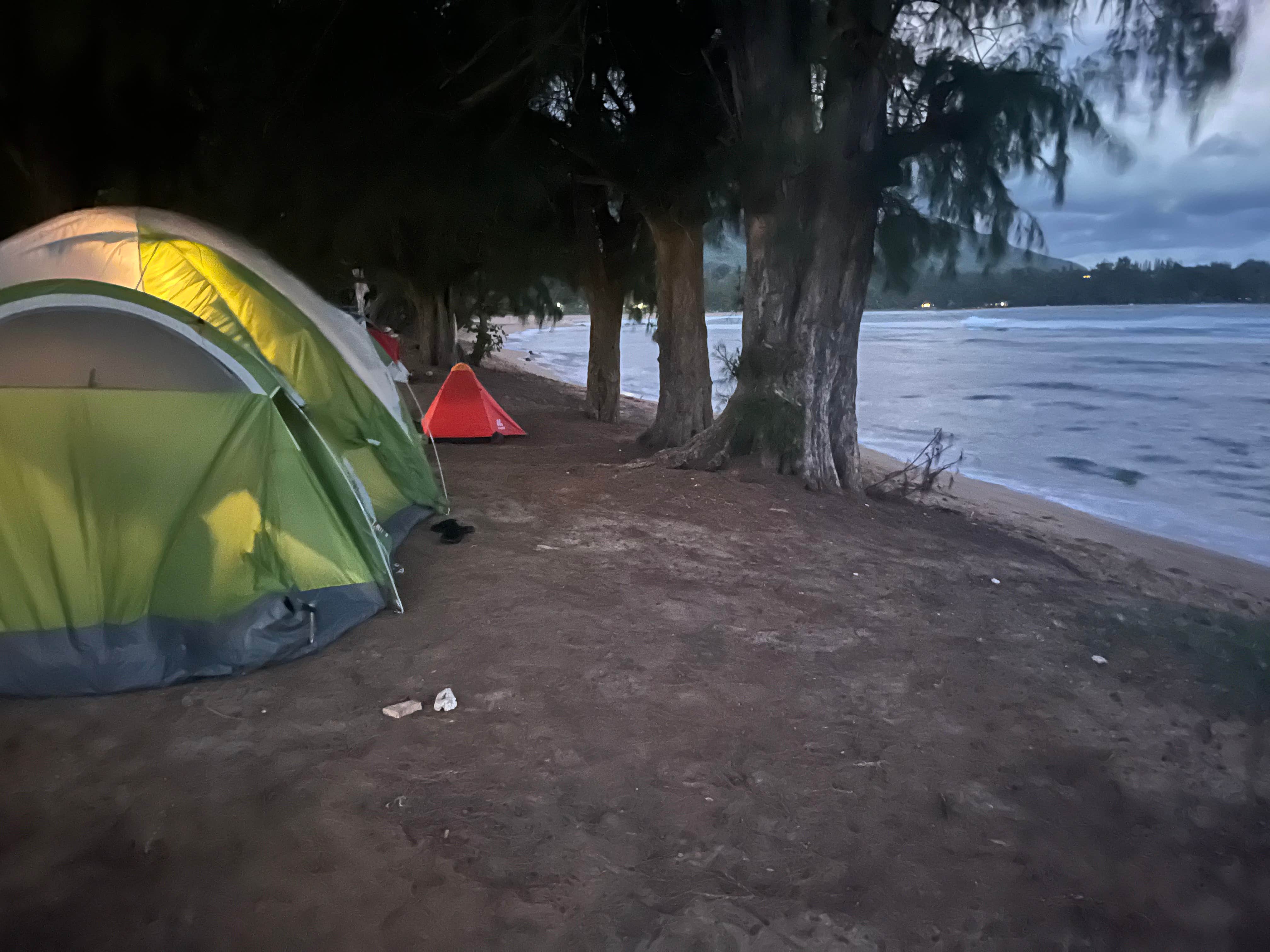 Anahola Beach Park Camping