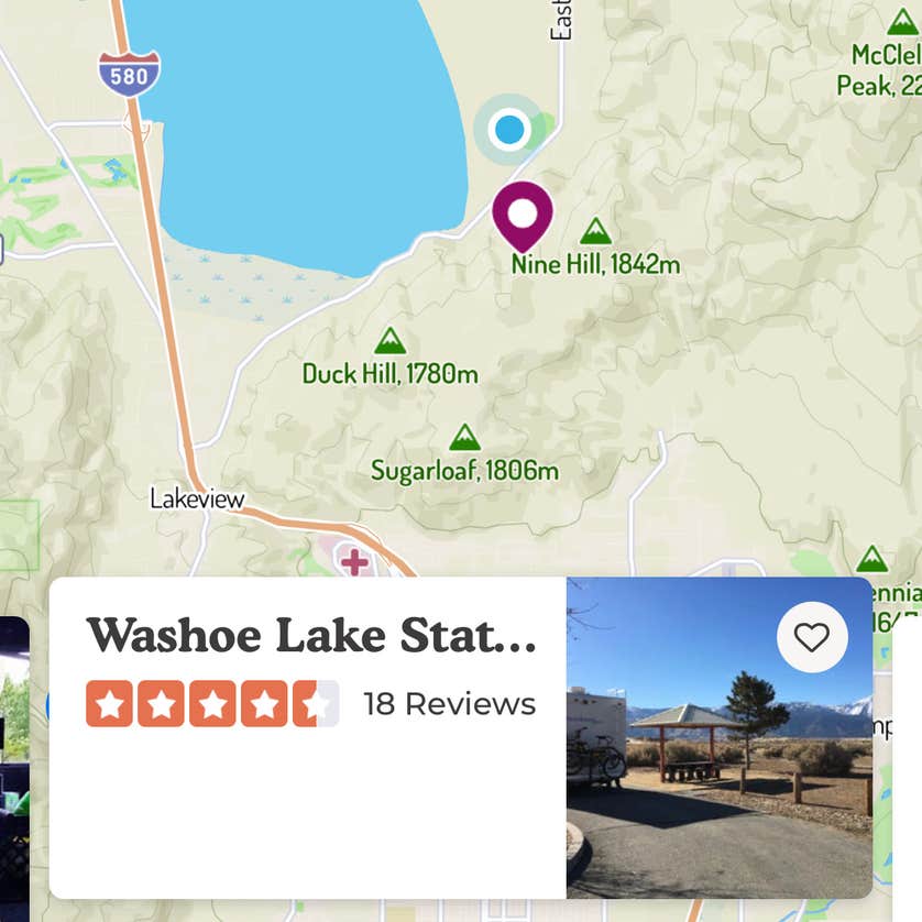 Washoe Lake State Park Campground | Carson City, NV