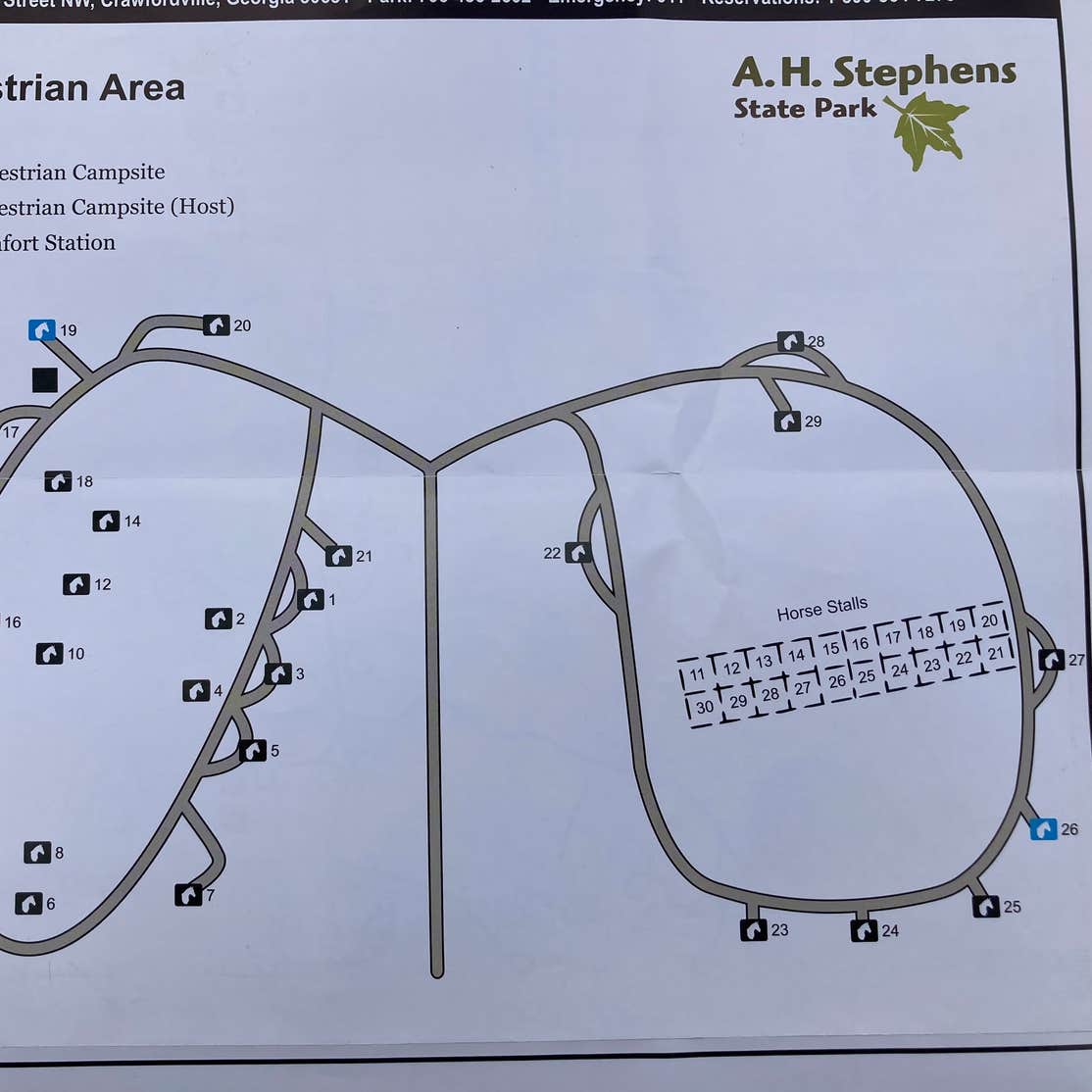 A. H. Stephens State Park Campground | Crawfordville, Georgia