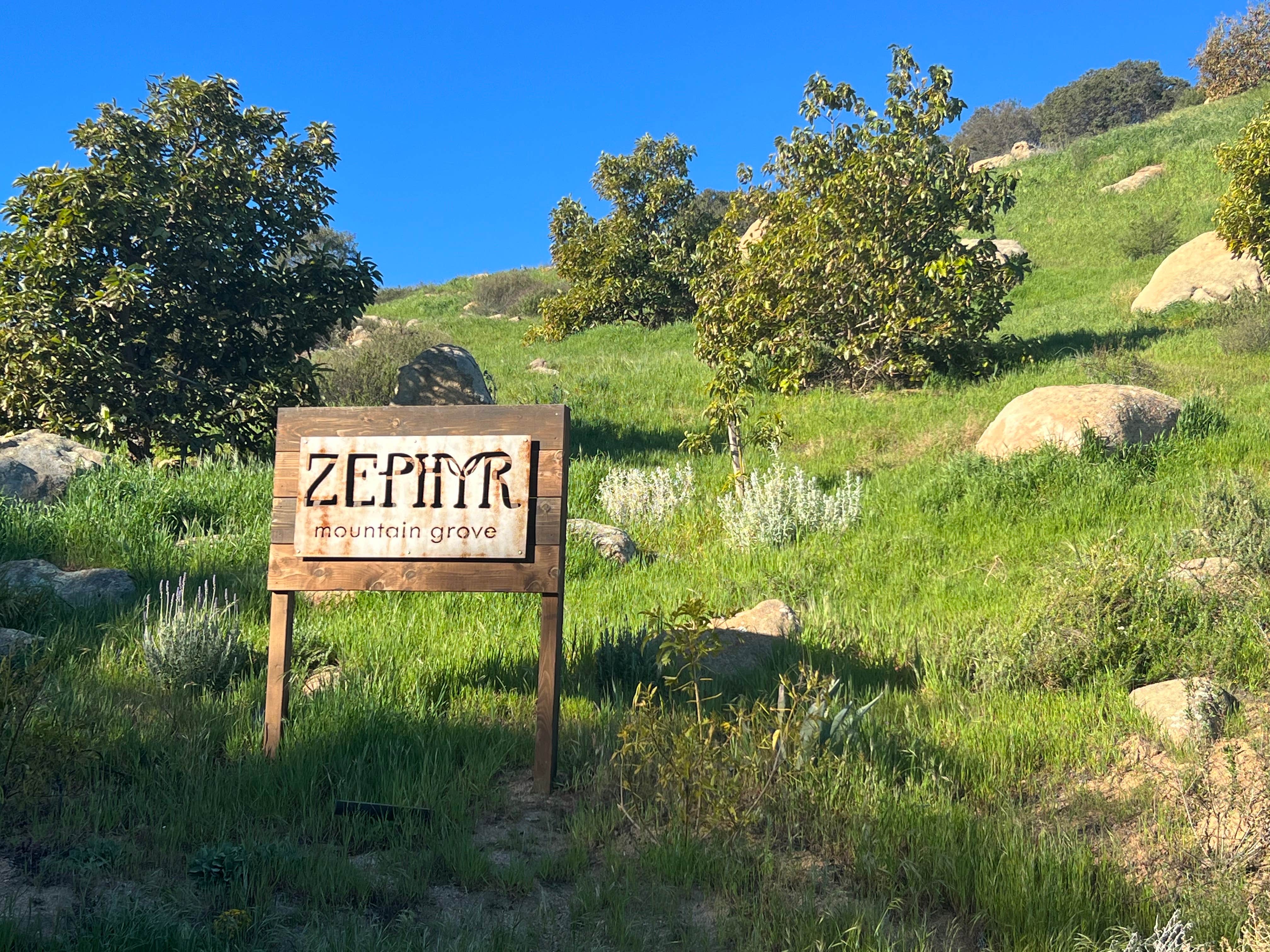 Zephyr Mountain Farms Camping | Wildomar, CA