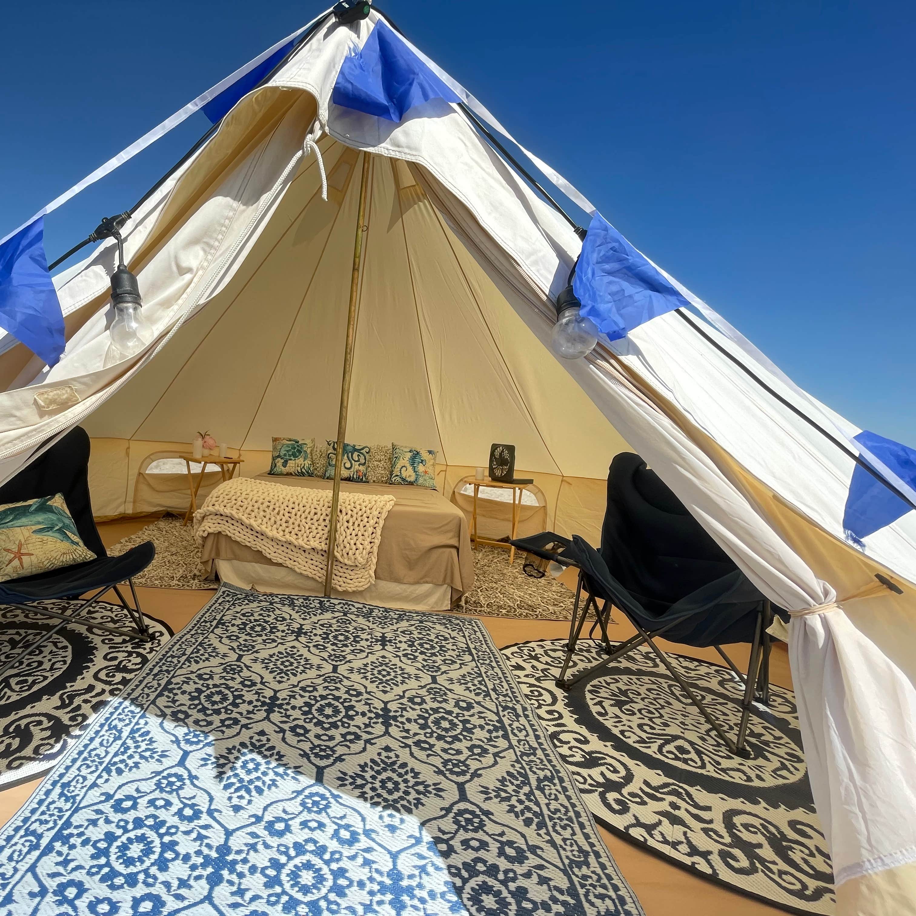 Glamping Yurts on Crystal Beach Camping | The Dyrt