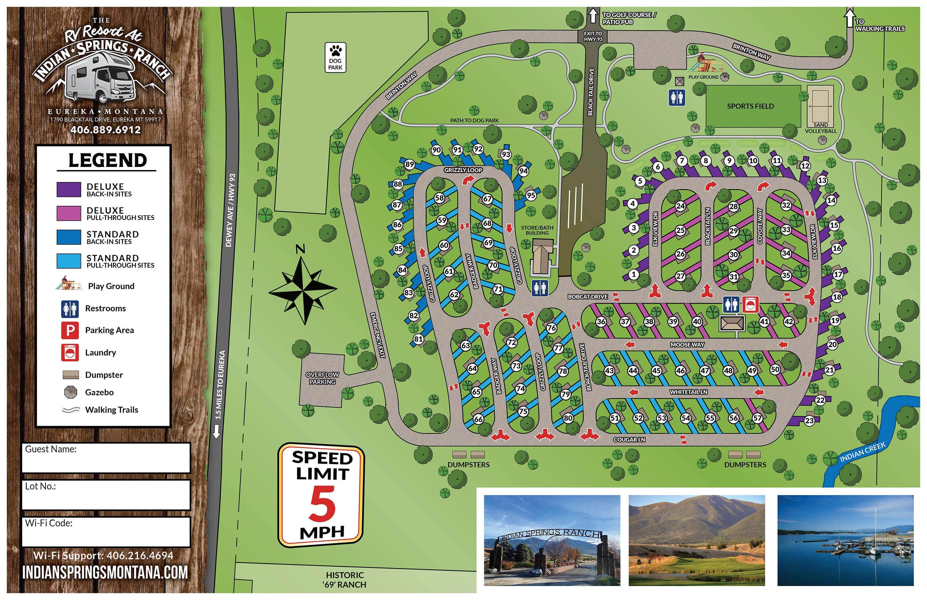 The RV Resort at Indian Springs Ranch | Eureka, MT