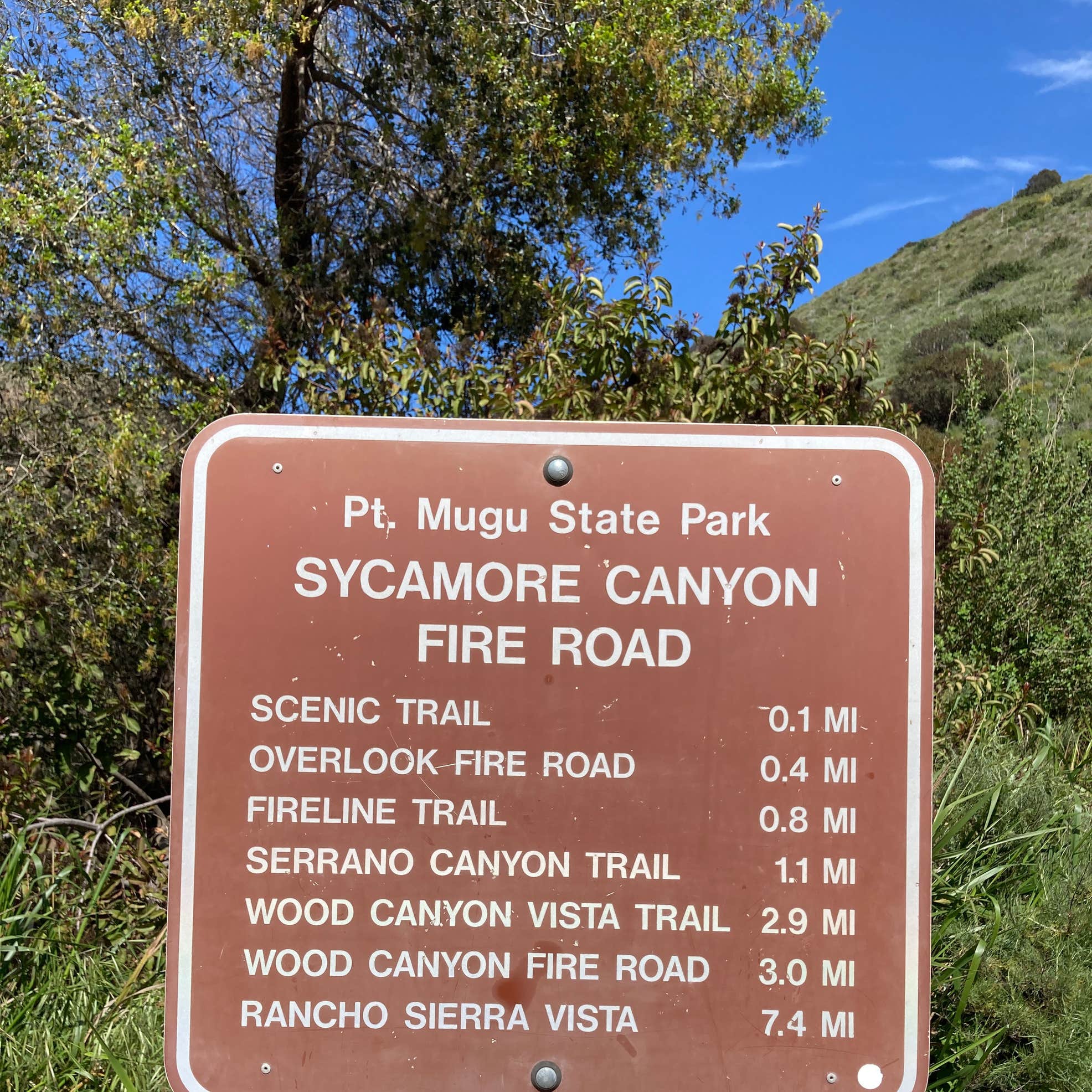 Sycamore Canyon Campground — Point Mugu State Park | Lake Sherwood ...