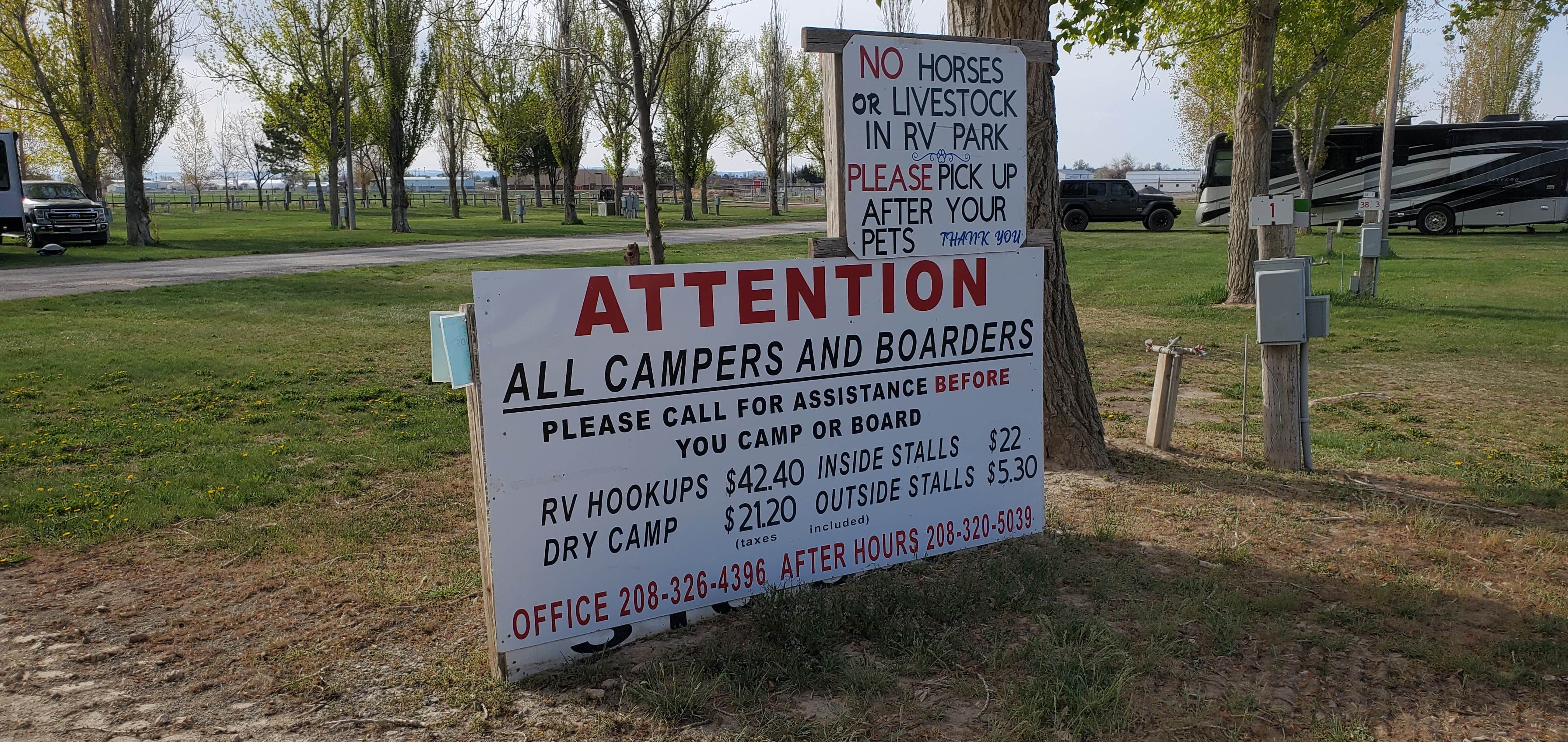 Twin Falls County Fairgrounds Camping | Filer, ID