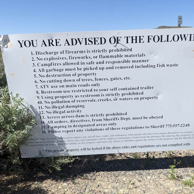 Squaw Valley Reservoir Camping | Gerlach, Nevada