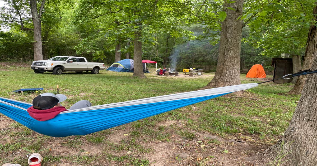 Primitive Camping By the Creek | Grover, North Carolina