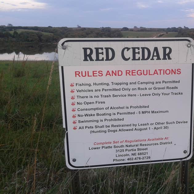 Red Cedar Lake Camping | Valparaiso, Nebraska