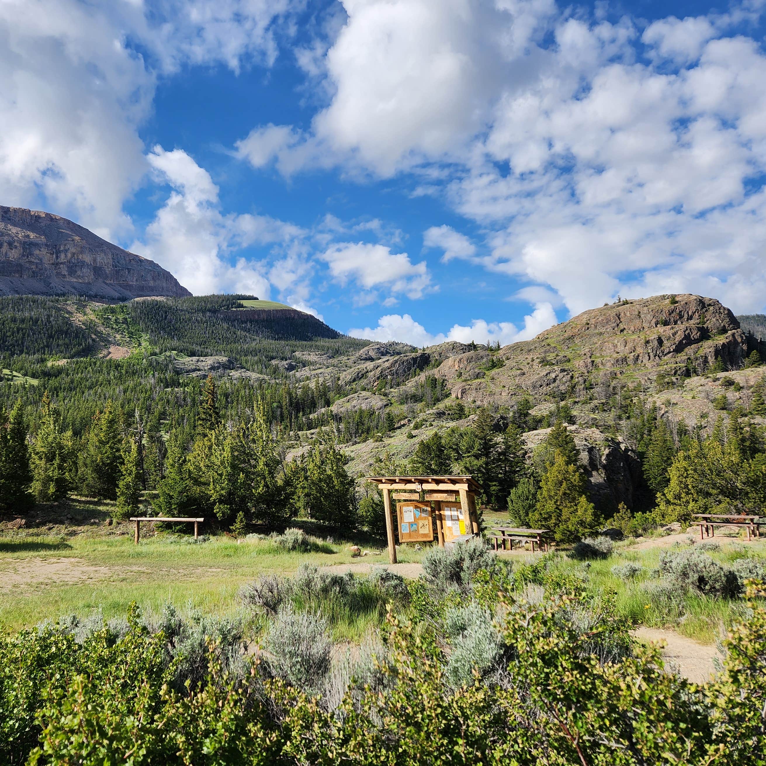 Glacier Trailhead Campsites in Fitzpatrick Wilderness Area | Dubois, WY