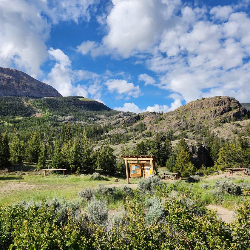 Glacier Trailhead Campsites in Fitzpatrick Wilderness Area | Dubois, WY