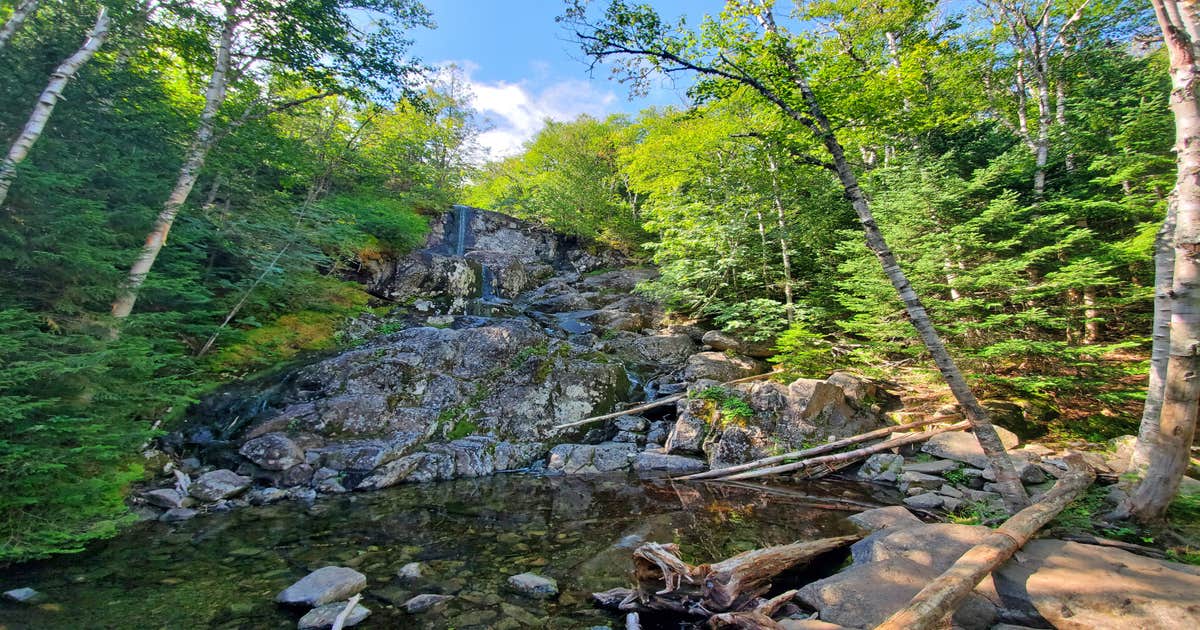 MacIntyre Brook Falls campground | Lake Placid, NY