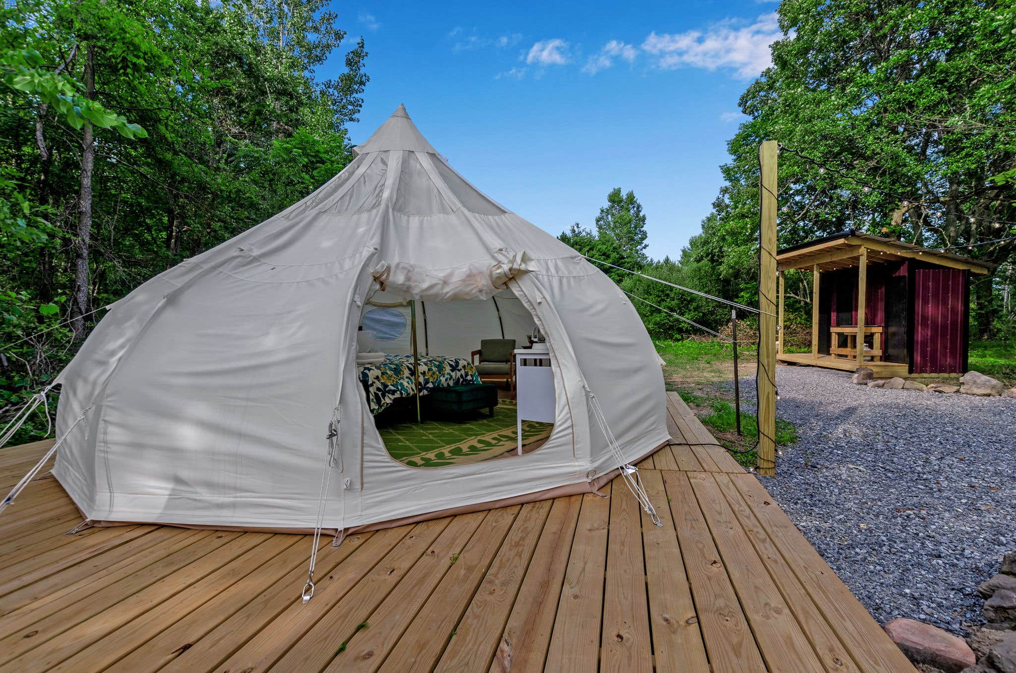 Rustic Escape Glamping Site Camping | Akron, NY