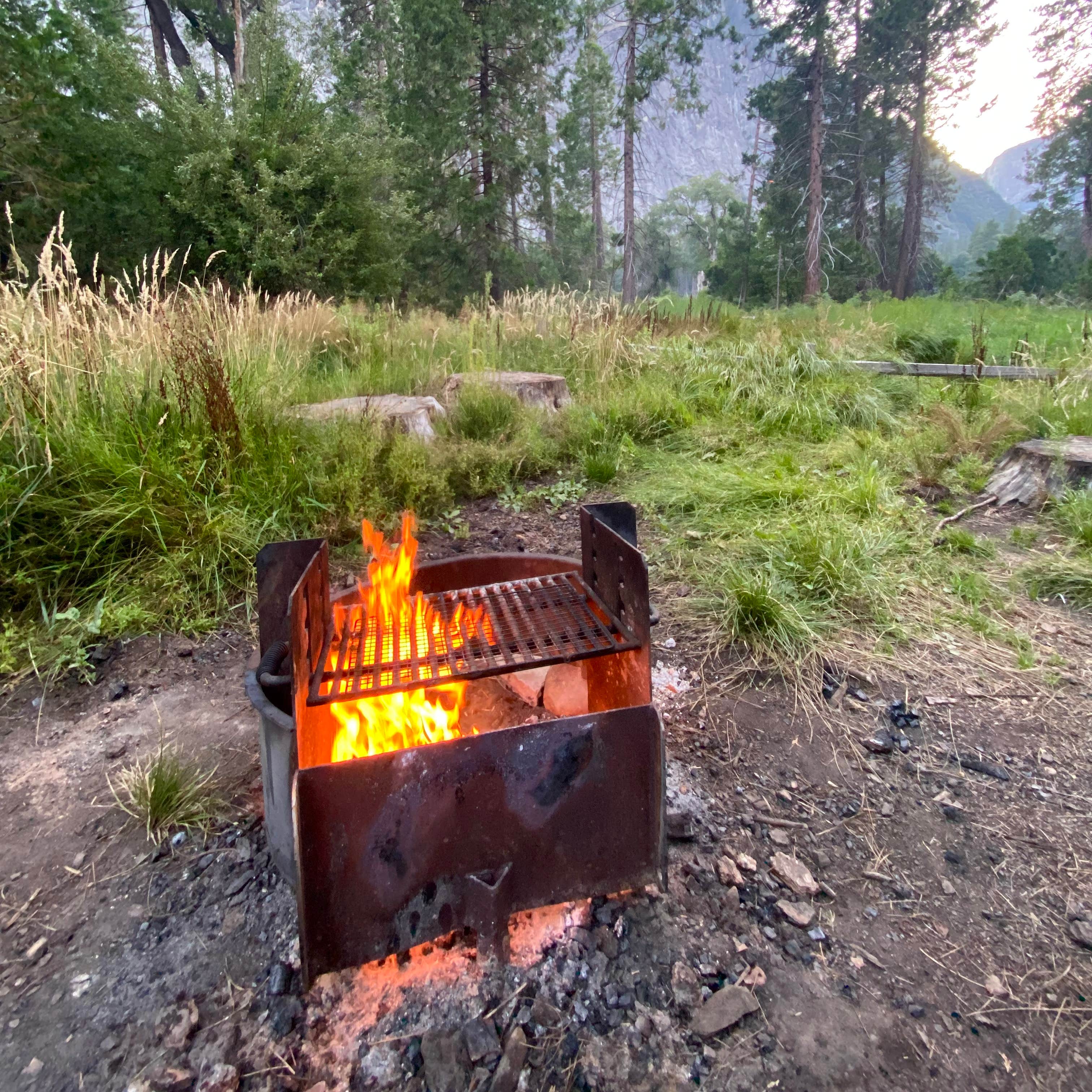 Lower Pines Campground — Yosemite National Park | Yosemite Valley ...