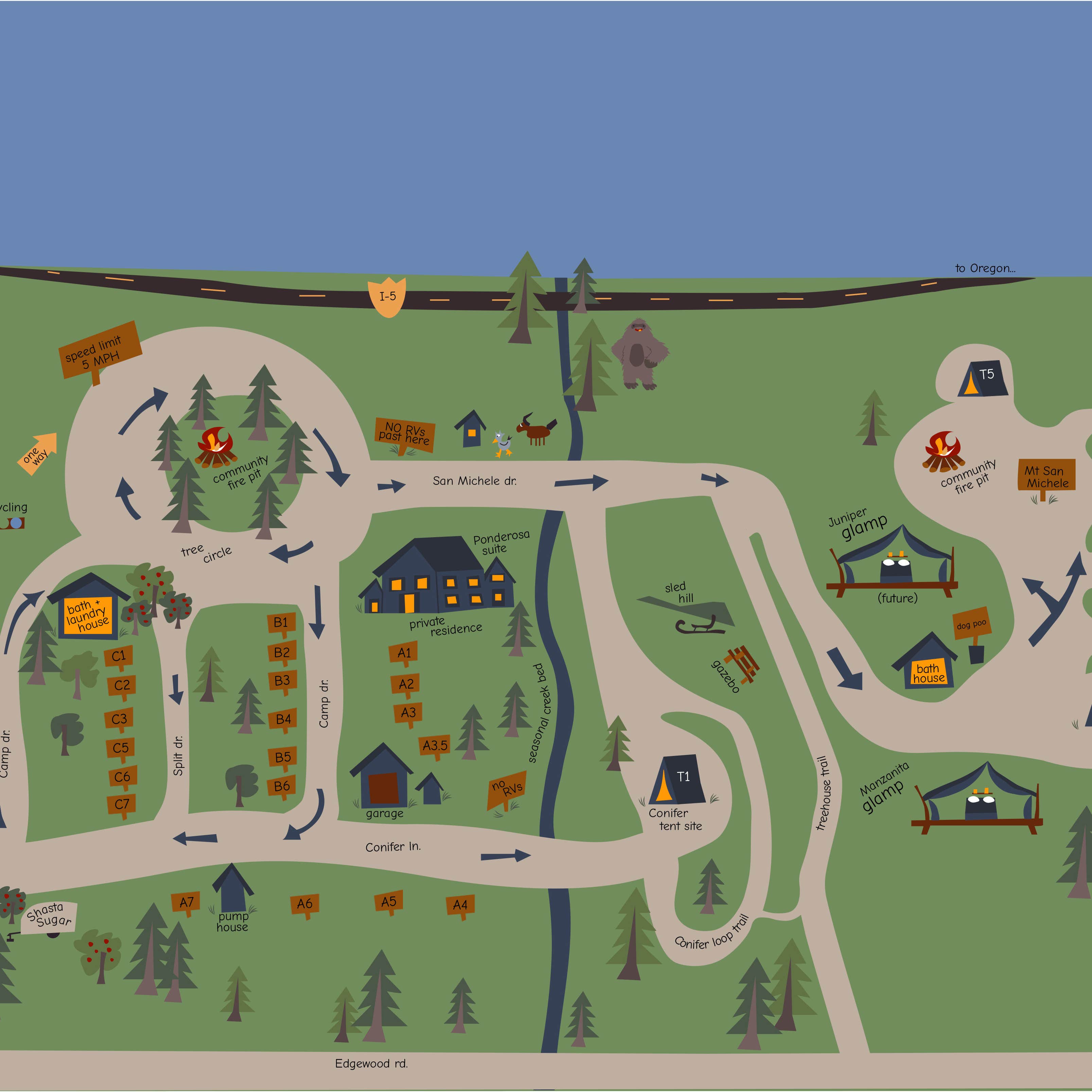 Trailer Lane Campground | Weed, CA