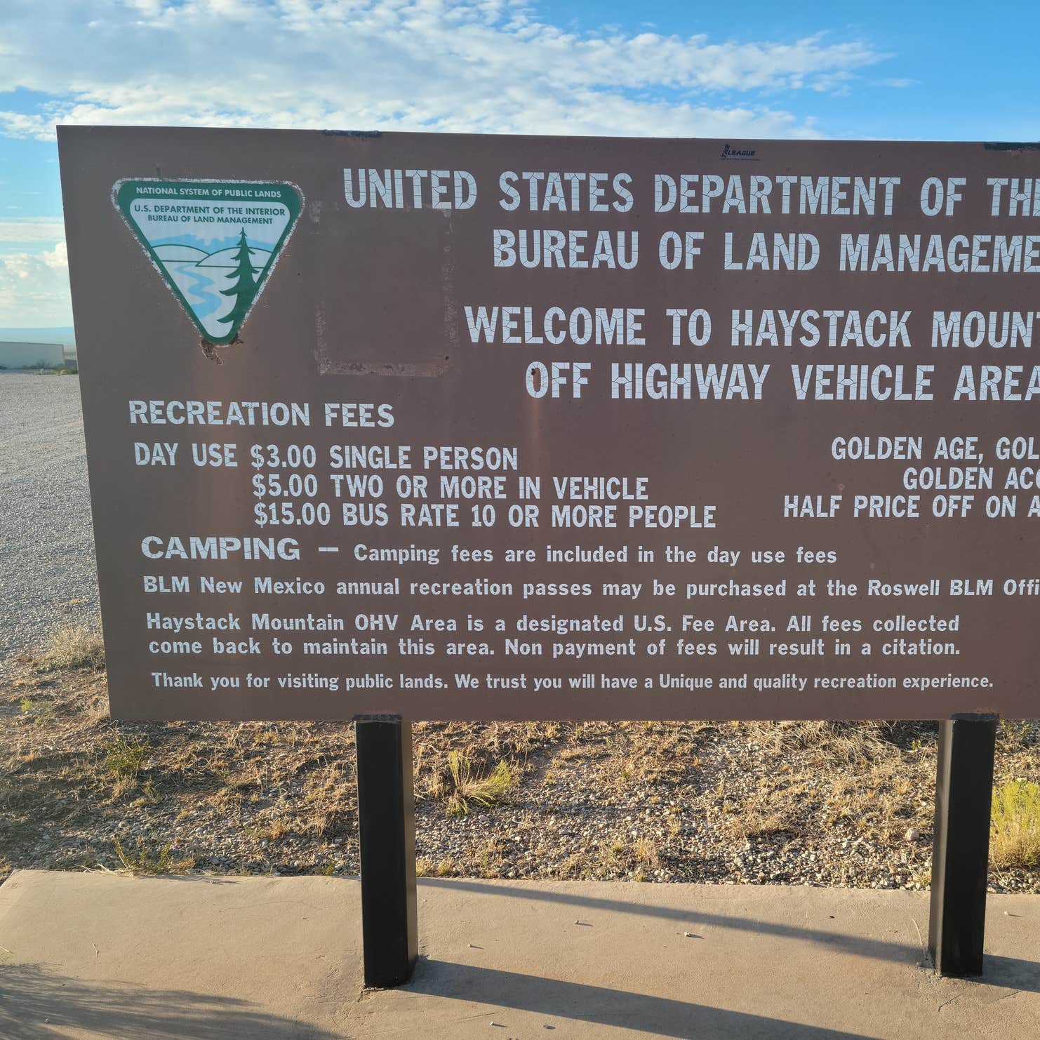 Haystack Mountain OHV Area Camping | Roswell, NM