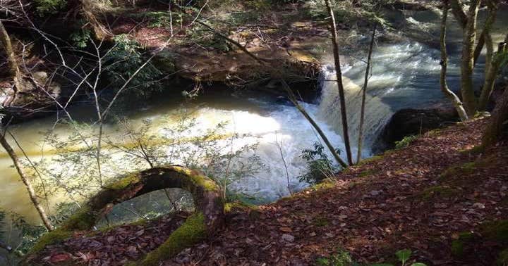 Camper-Submitted Photos of Breathtaking Waterfall and Campground