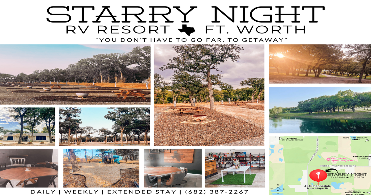 Starry Night RV Resort | Kennedale, Texas