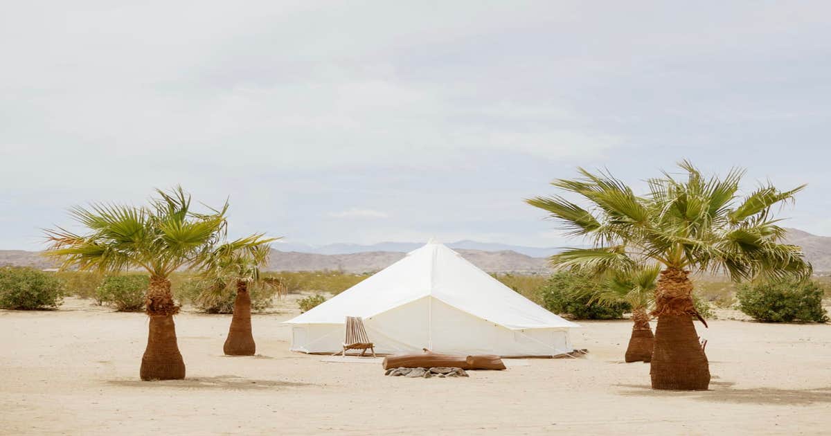 Yurt Tent #2 With Cowboy Pool Camping | Yucca Valley, California