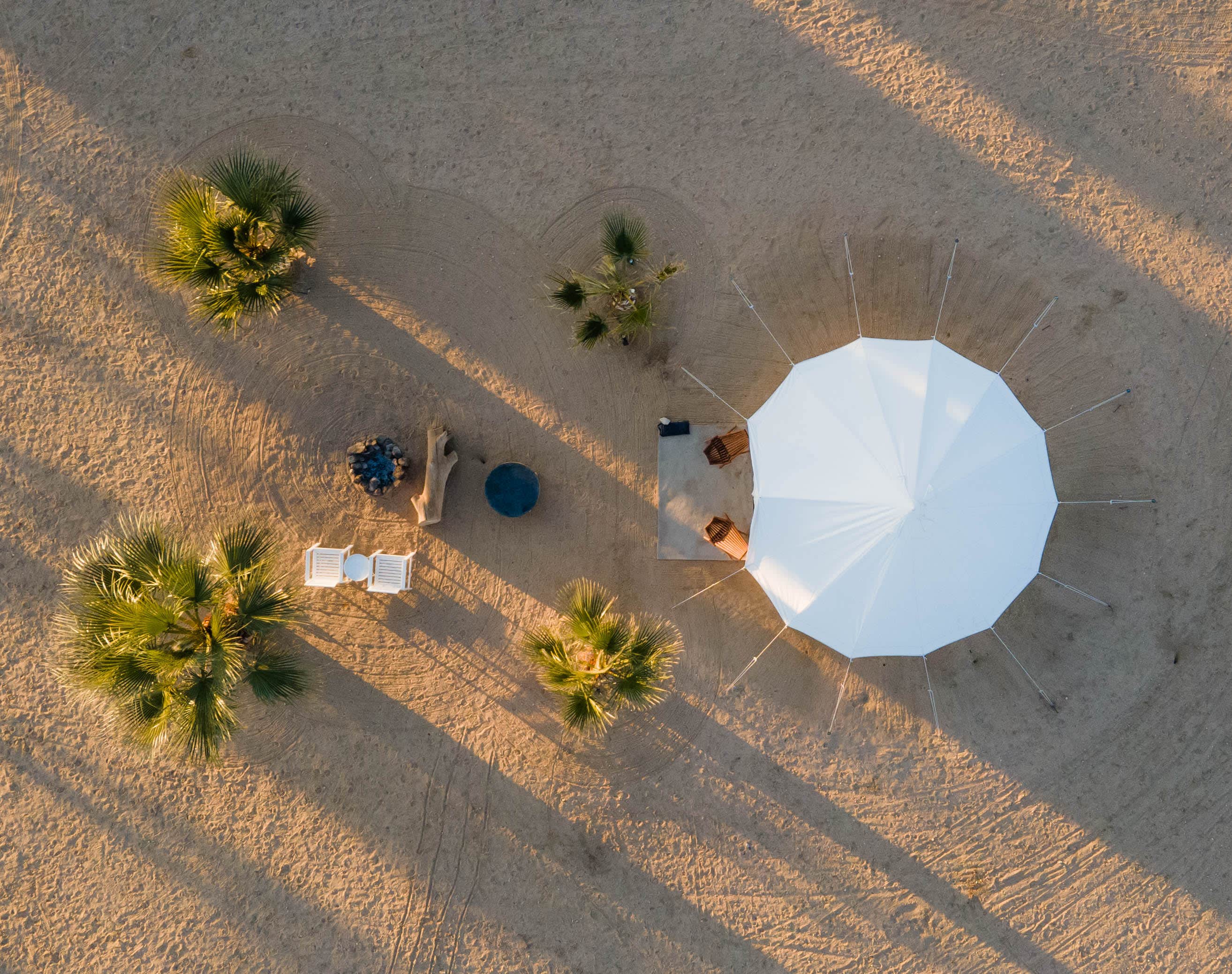 Yurt Tent #3 with Cowboy Pool Camping | Joshua Tree, CA