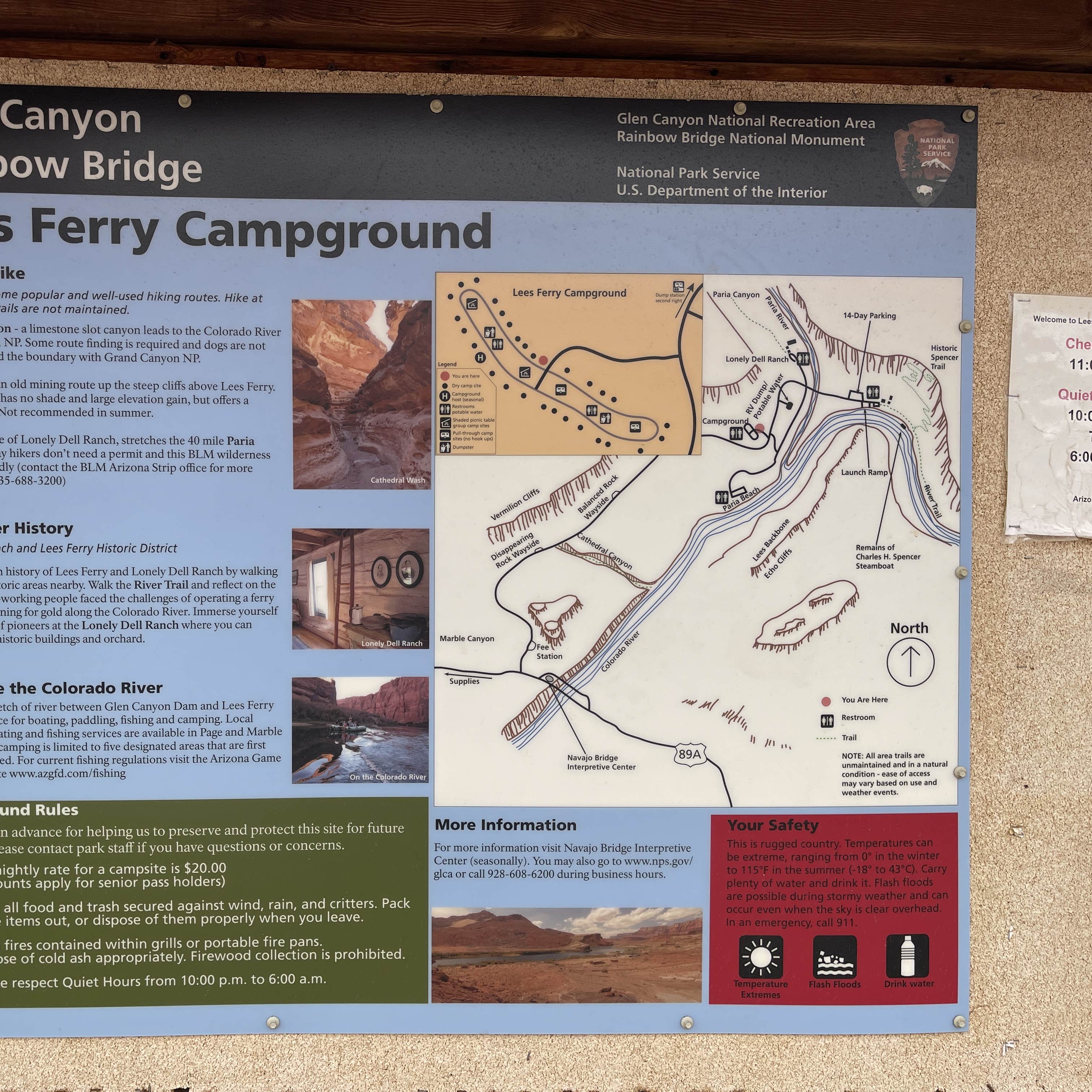 Lees Ferry Campground — Glen Canyon National Recreation Area | Marble ...