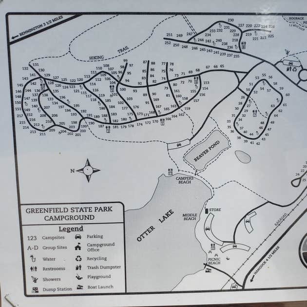 Greenfield State Park Campground | Greenfield, NH