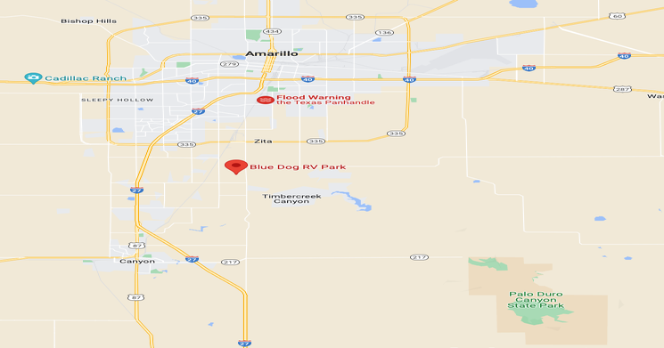 Blue Dog Rv Park Camping | Canyon, Texas