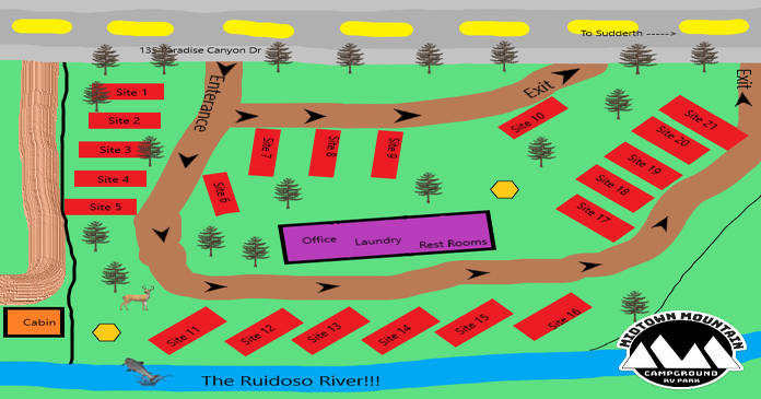 Midtown Mountain Campground RV - Riverside | Ruidoso Downs, New Mexico