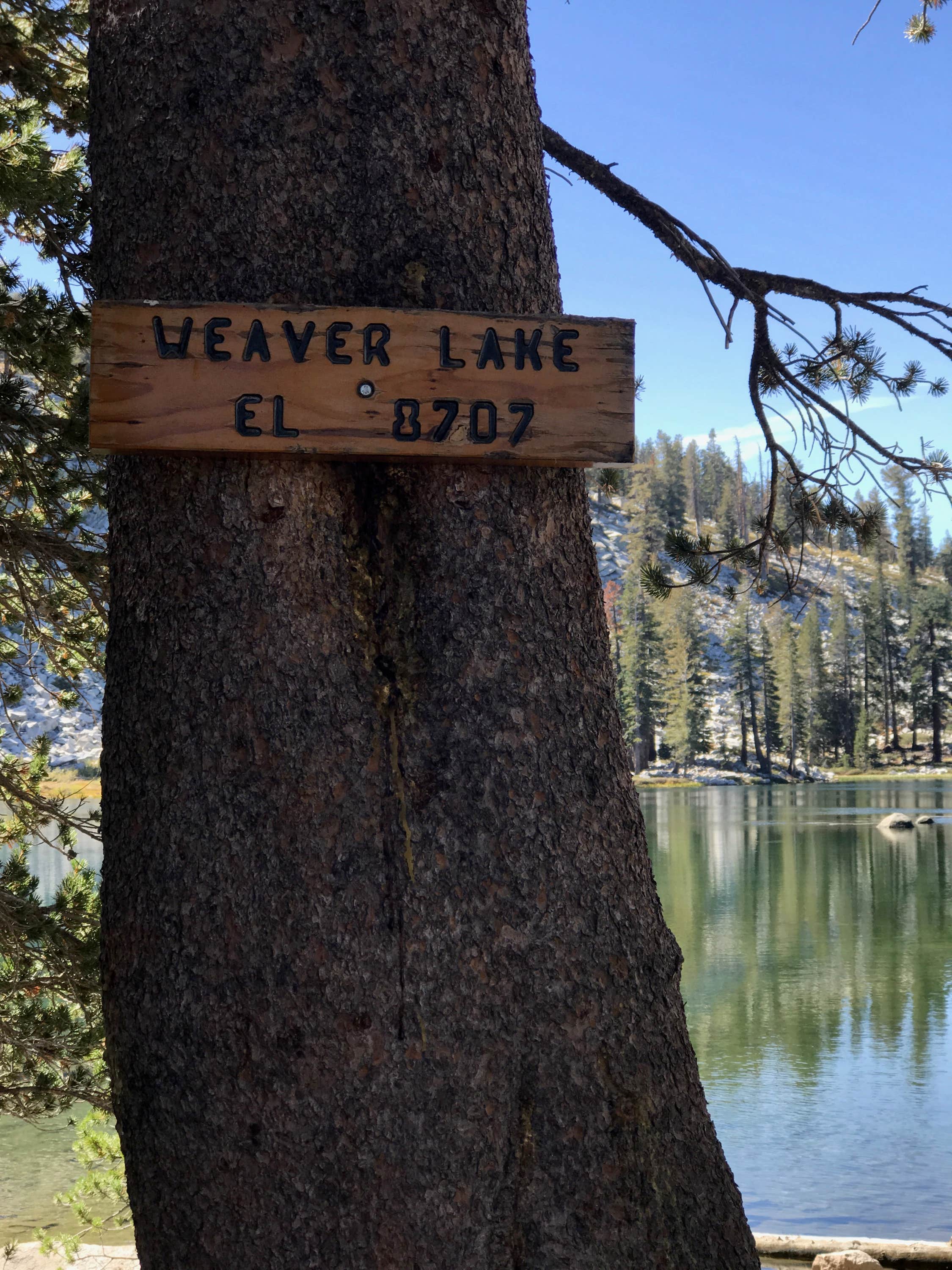 Weaver Lake Trail Campsites | Sequoia and Kings Canyon National Parks, CA