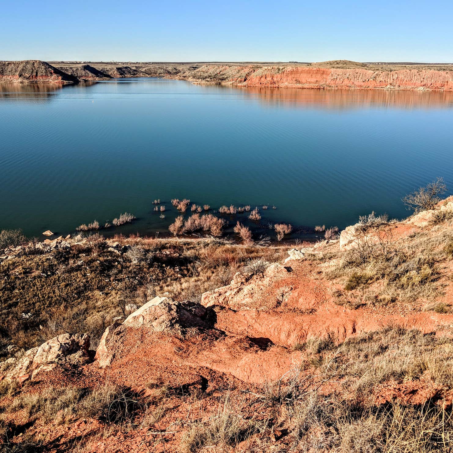 Fritch Fortress Campground - Lake Meredith National Recreation Area ...