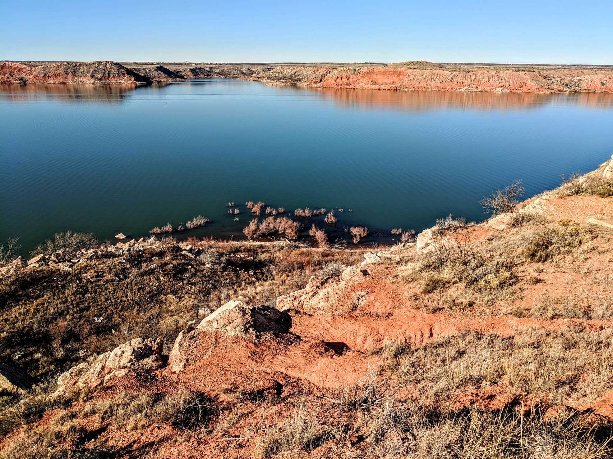 Fritch Fortress Campground - Lake Meredith National Recreation Area ...