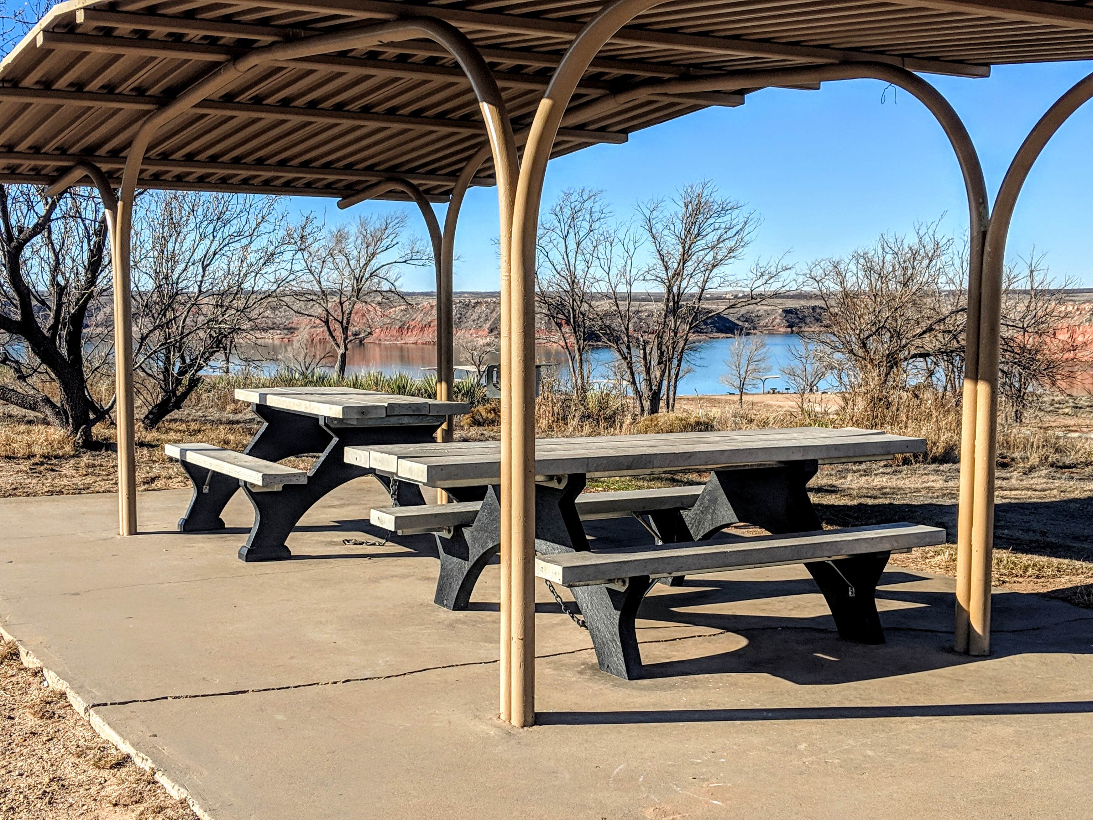 Fritch Fortress Campground - Lake Meredith National Recreation Area ...
