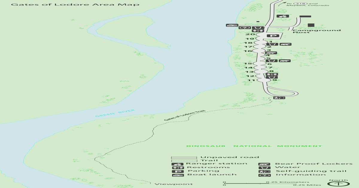 Gates of Lodore Campground — Dinosaur National Monument | Maybell, CO
