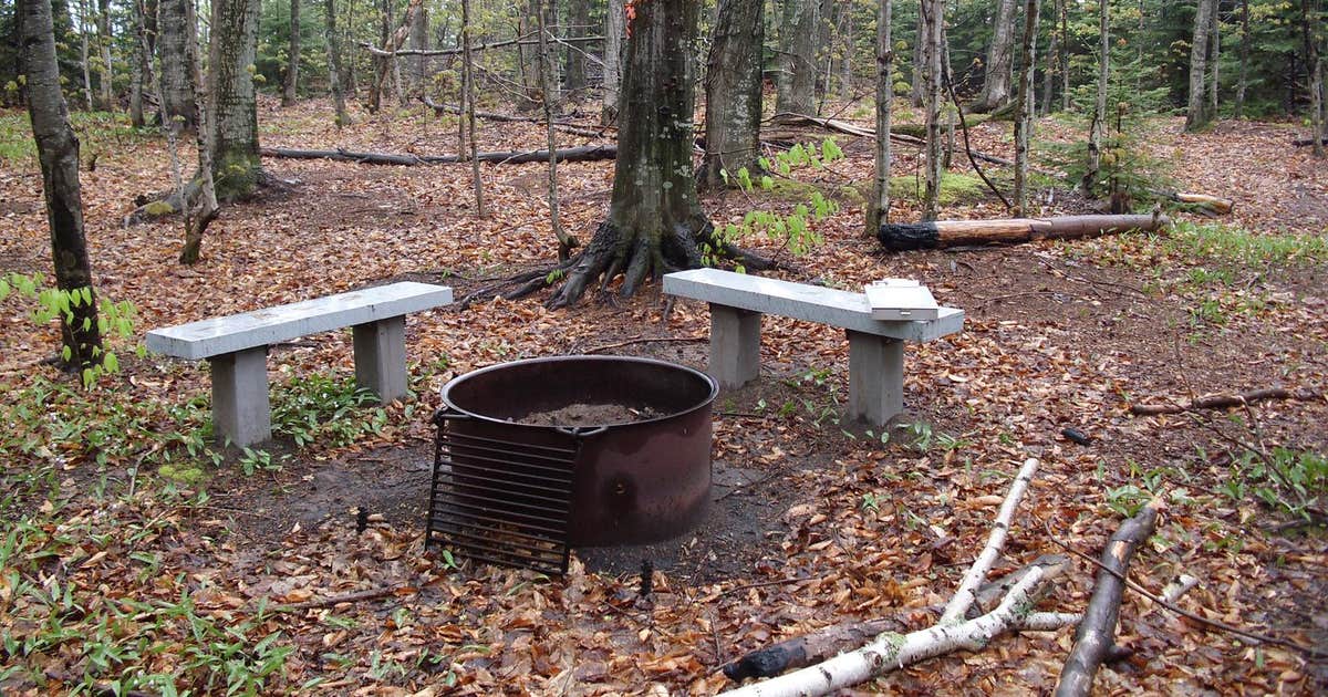 Gull Point Campsite on Grand Island | Munising, Michigan