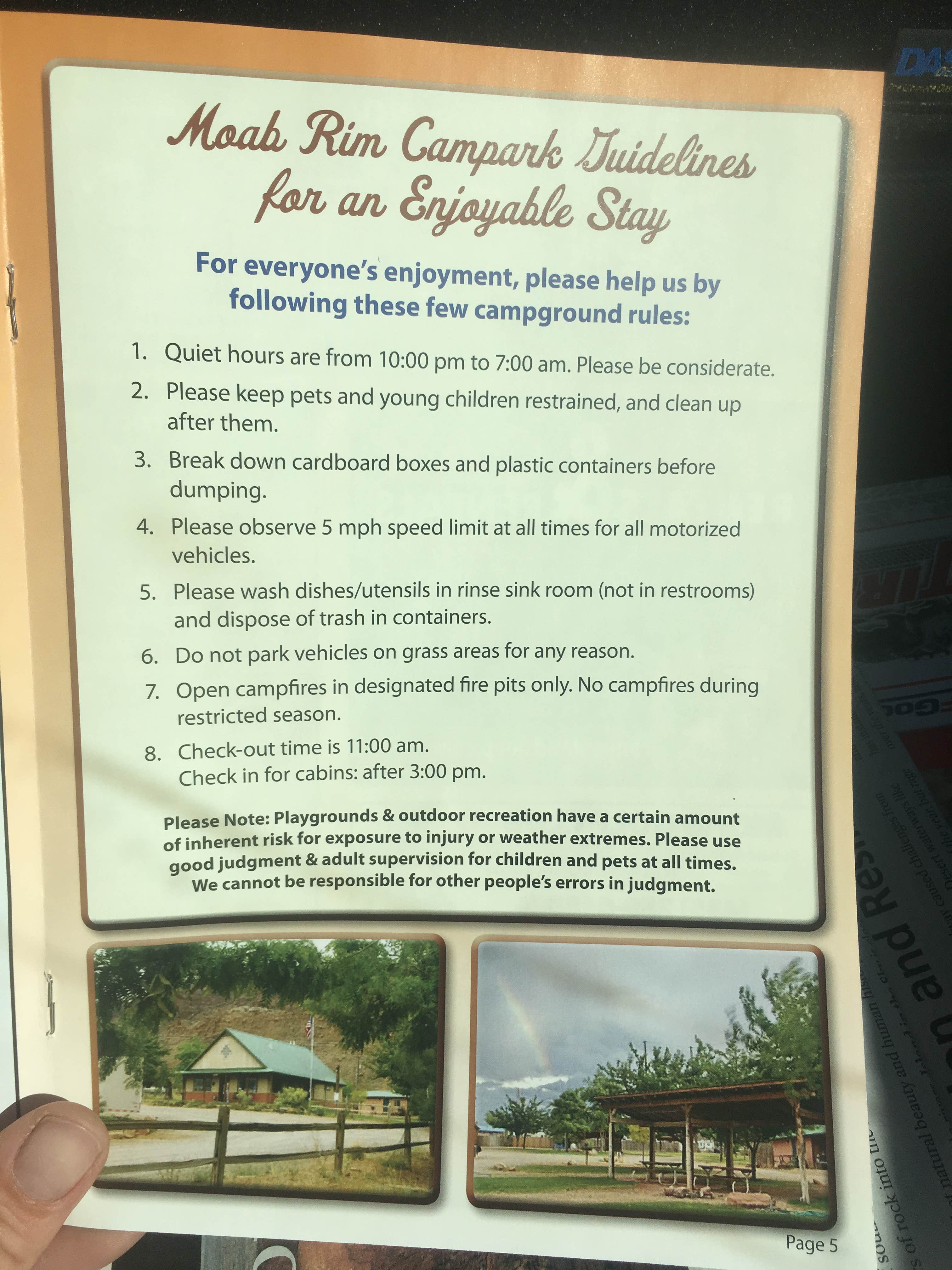 Moab Rim RV Campark | Moab, UT