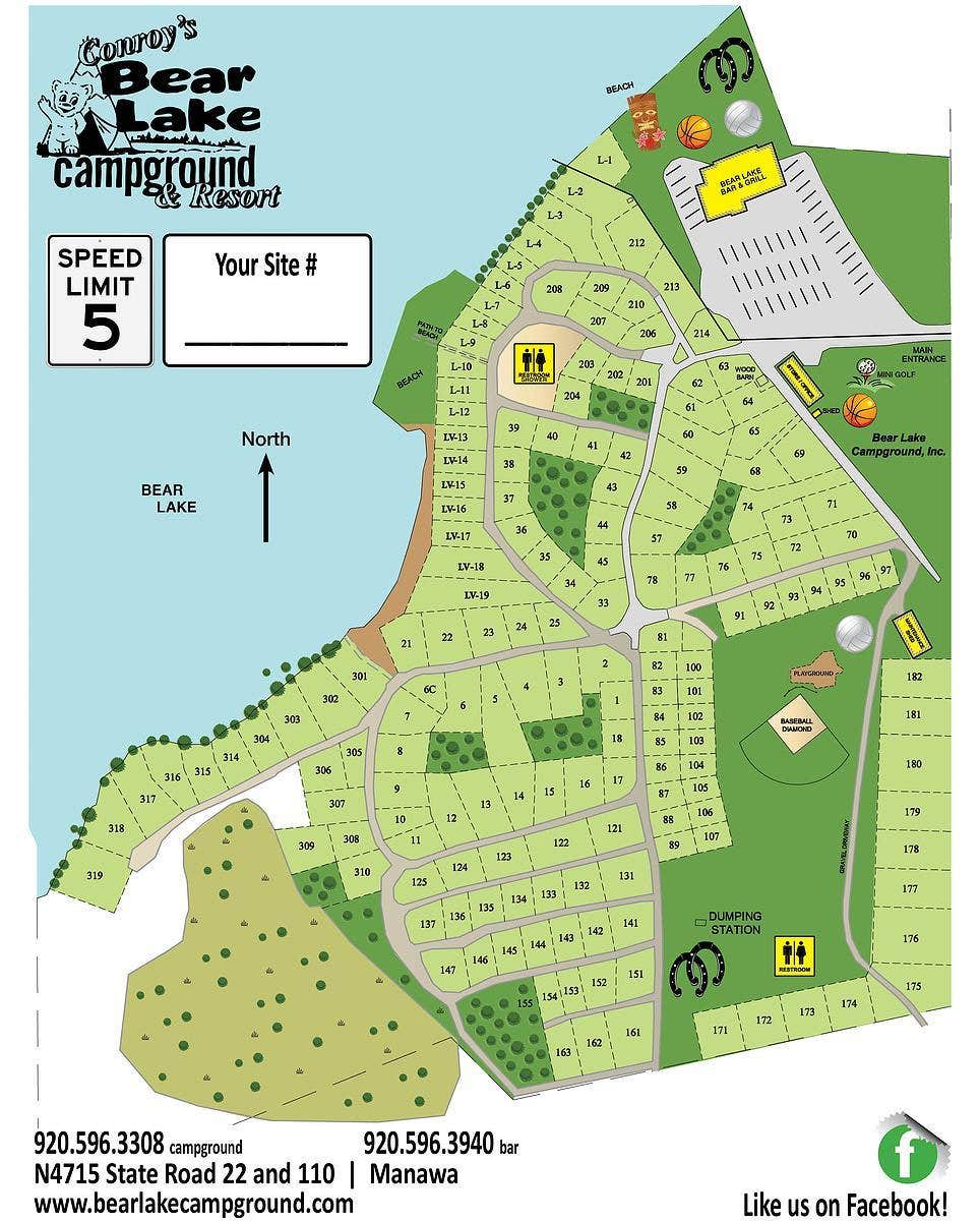 Bear Lake Campground and Resort | Ripon, WI