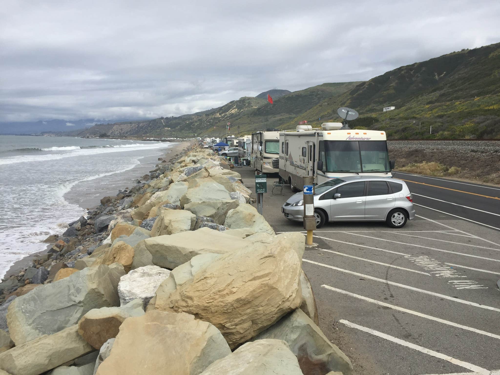 Rincon Parkway RV Overnight | Oak View, California