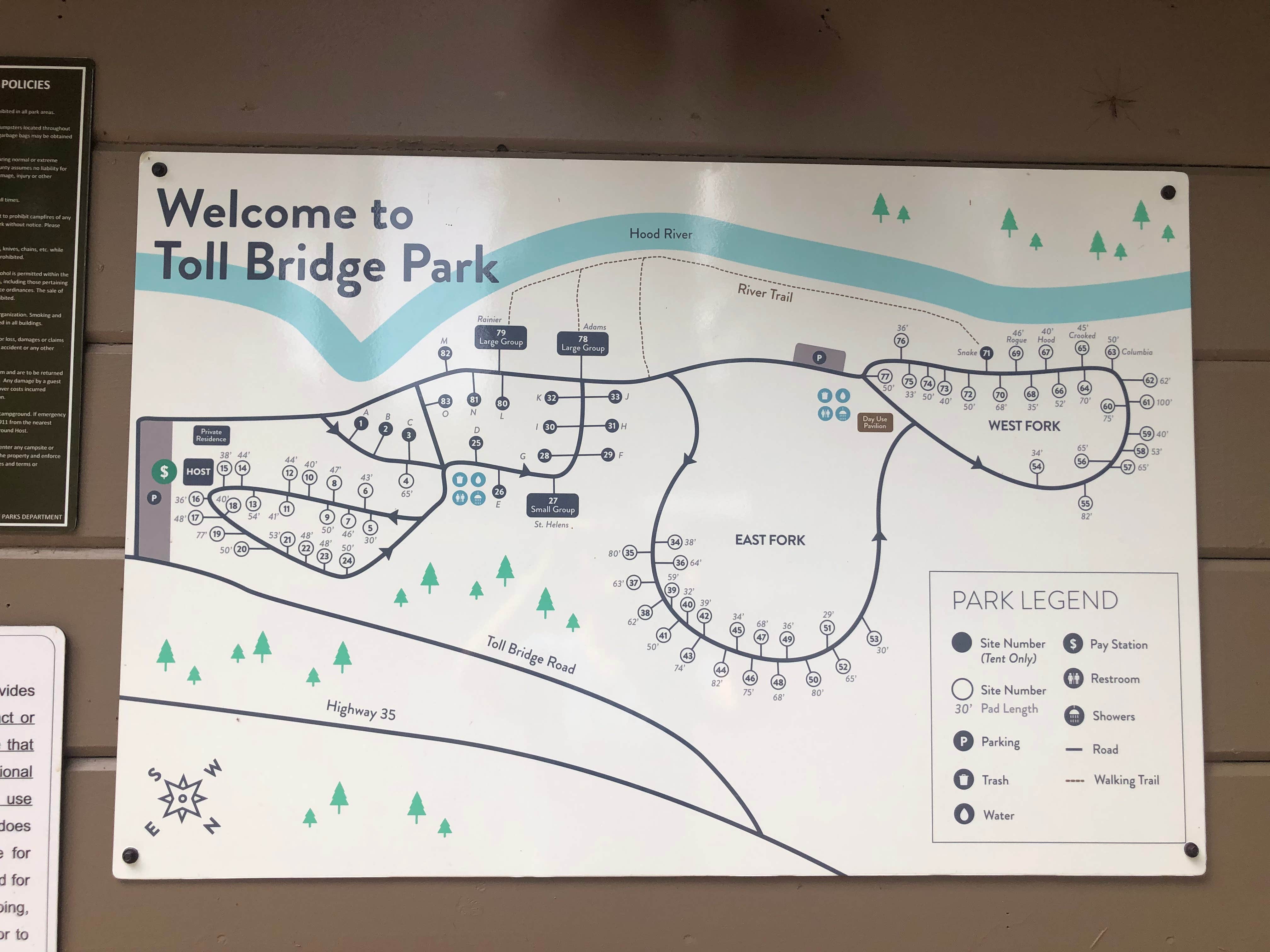 Toll Bridge Park Campground | Mount Hood, OR