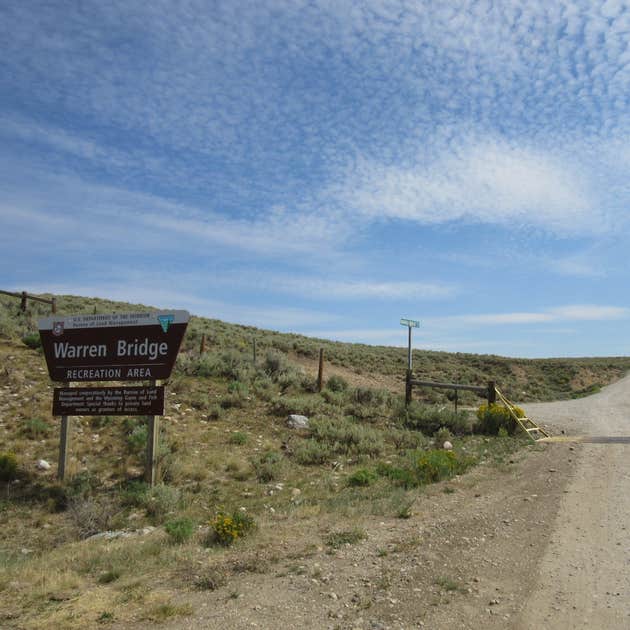 Warren Bridge Recreation Area Designated Dispersed Camping | Cora, Wyoming