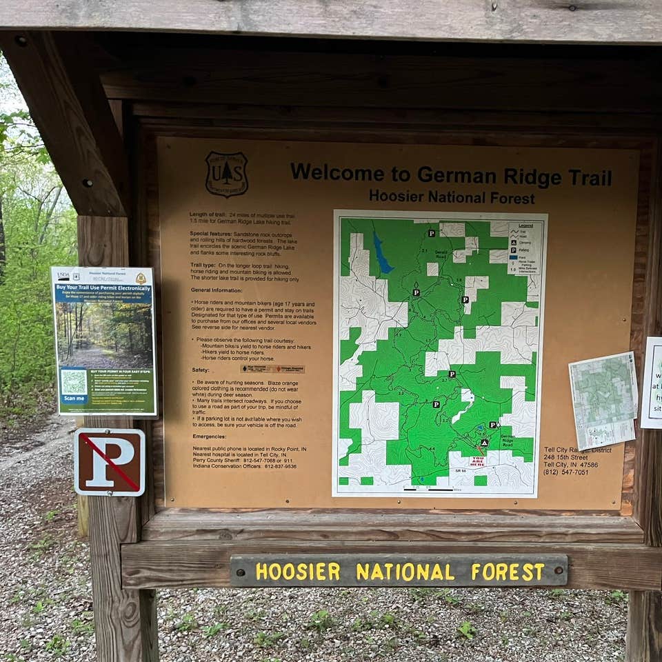 German Ridge Campground — Hoosier National Forest | Rome, Indiana