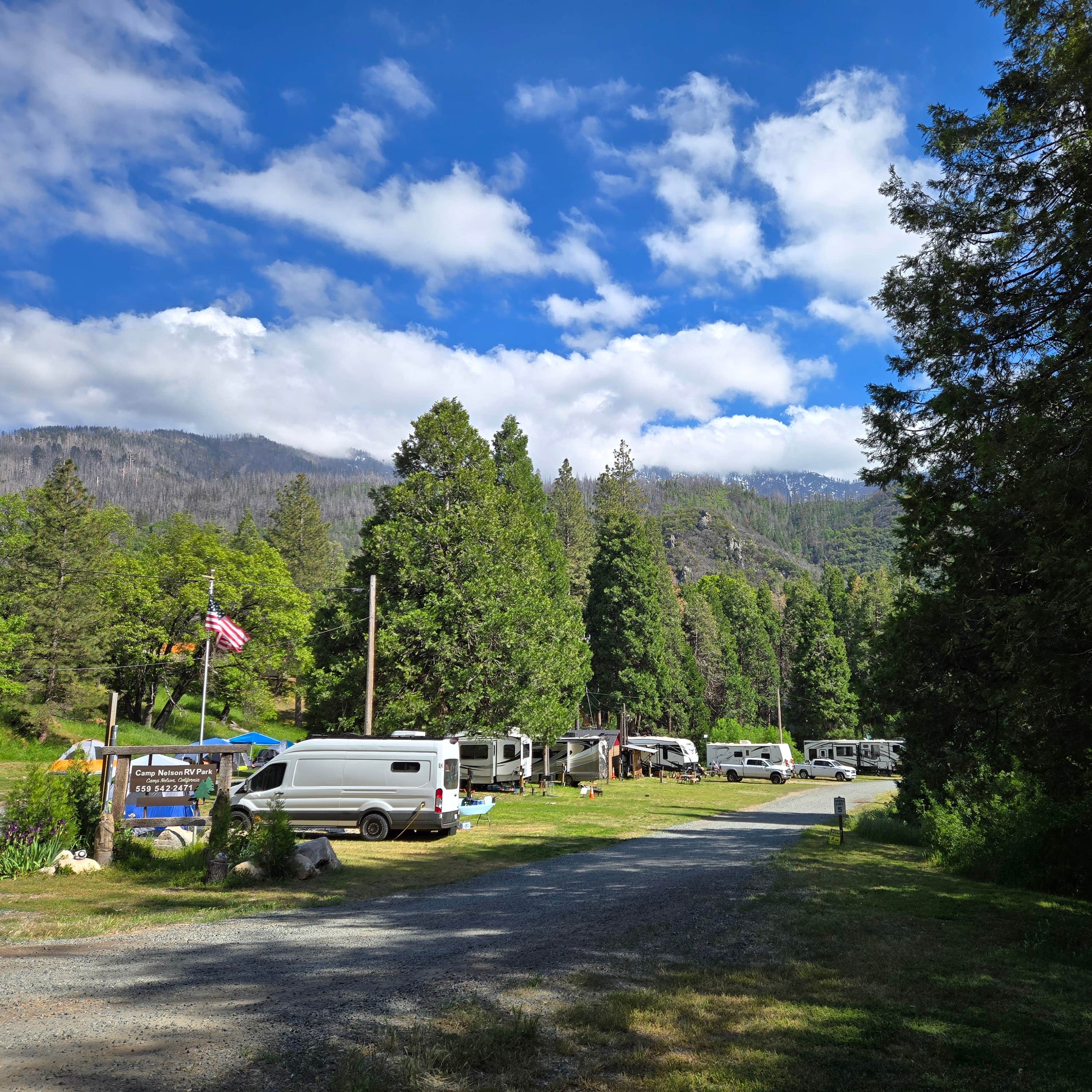 Nelson Falls RV Park | Camp Nelson, California