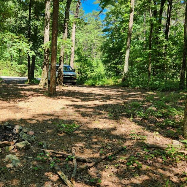 FR132/152 T-Junction Dispersed, Ouachita NF, AR Camping | Paron, Arkansas