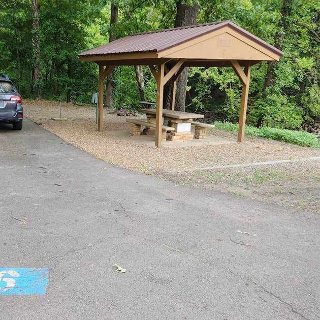 Outlet Area Camping | Blue Mountain, Arkansas