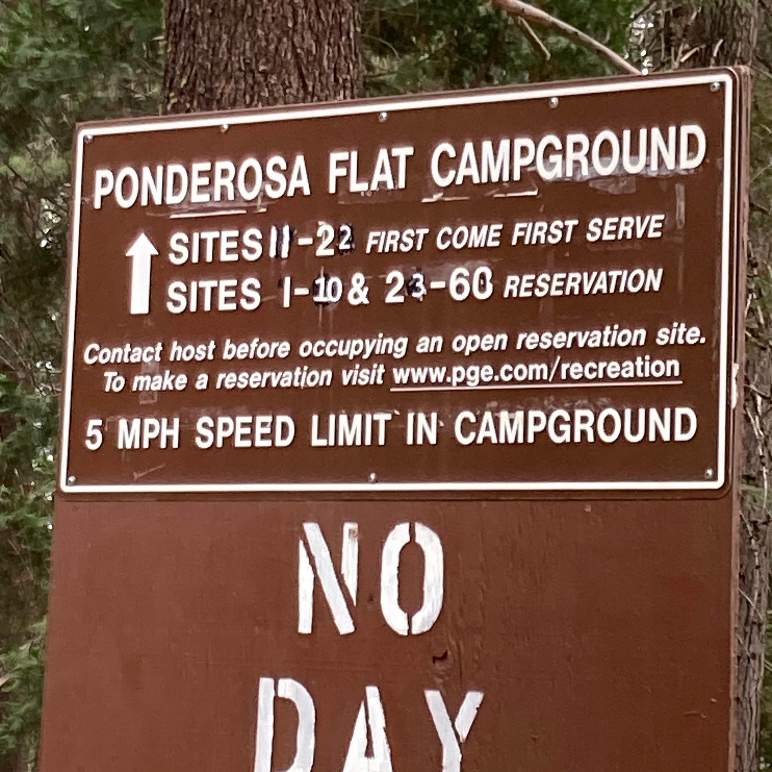 Ponderosa Flat Campground | Chester, California