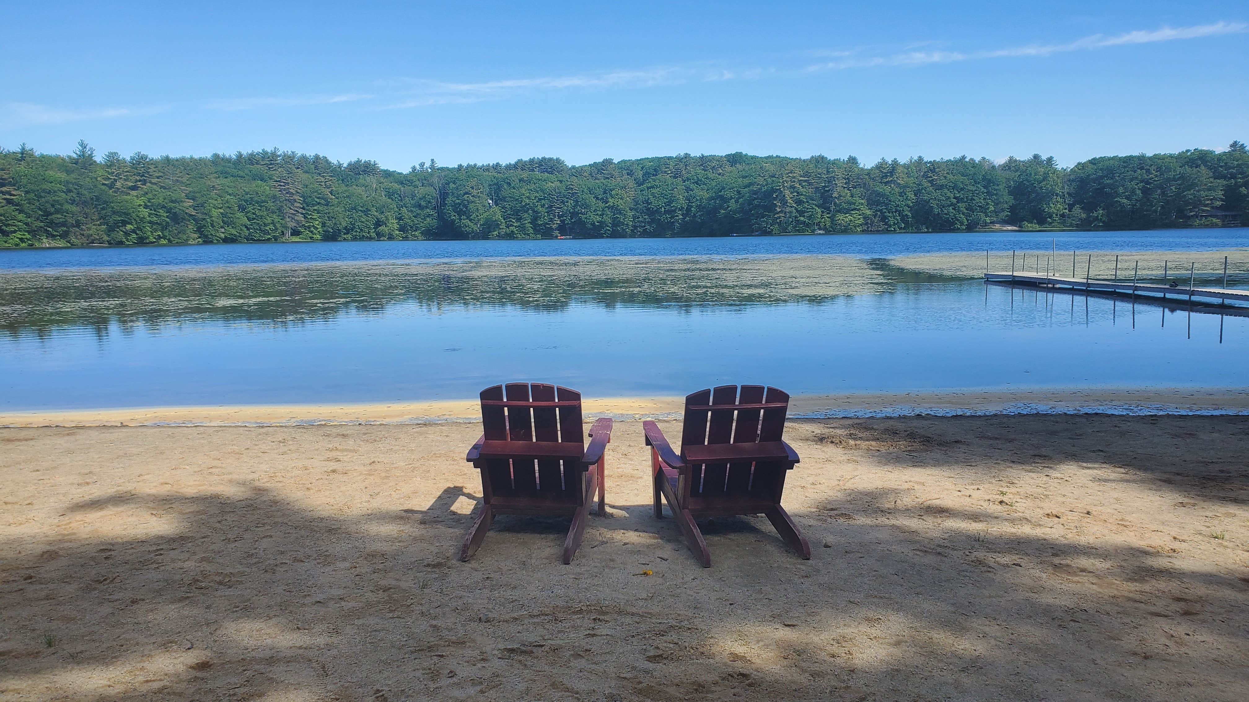 Spacious Skies French Pond Camping | Henniker, New Hampshire