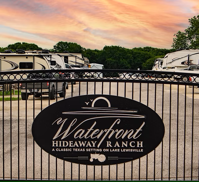 Waterfront Hideaway Ranch Camping | Little Elm, Texas