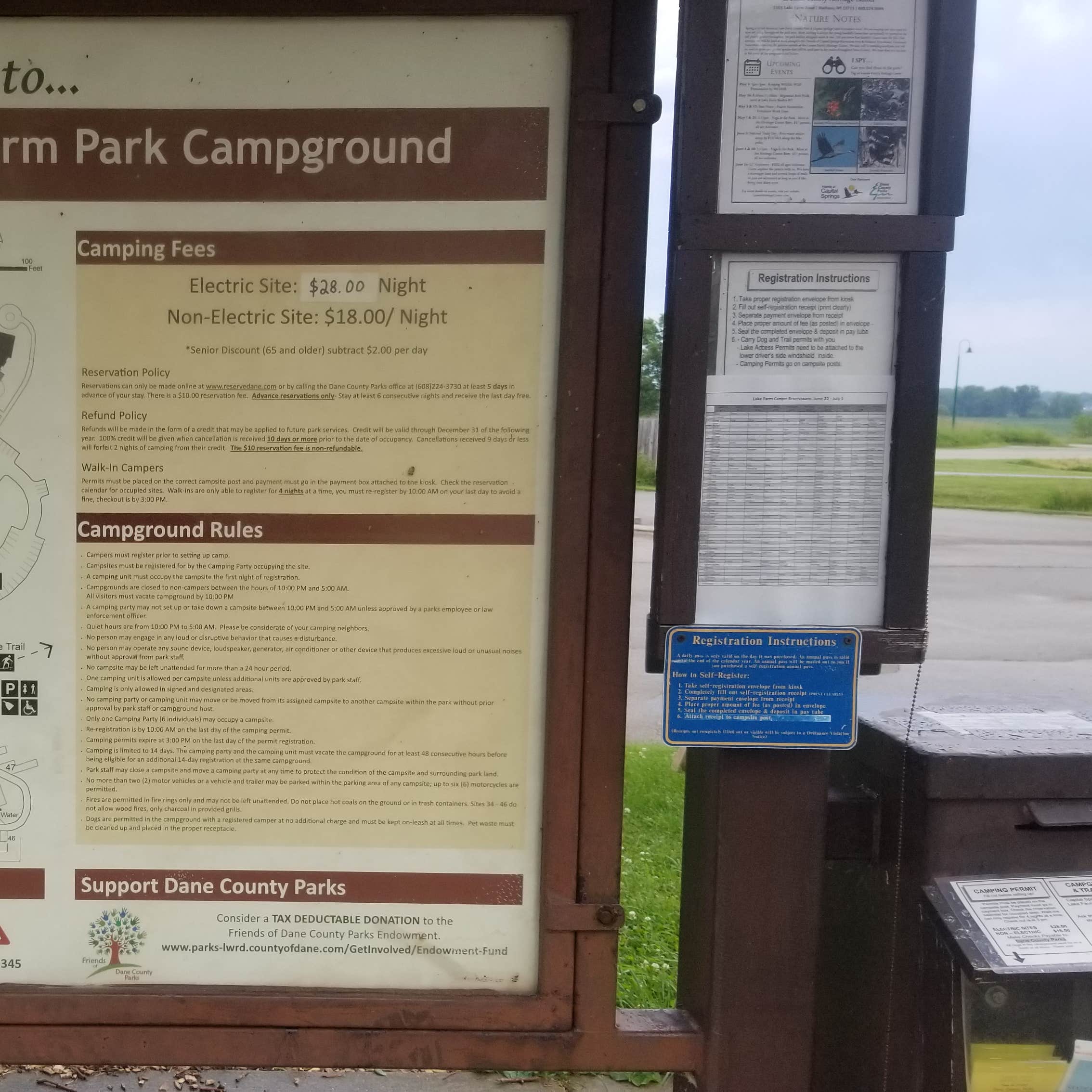 William G. Lunney Lake Farm Campground (Dane County Park) Camping | The ...