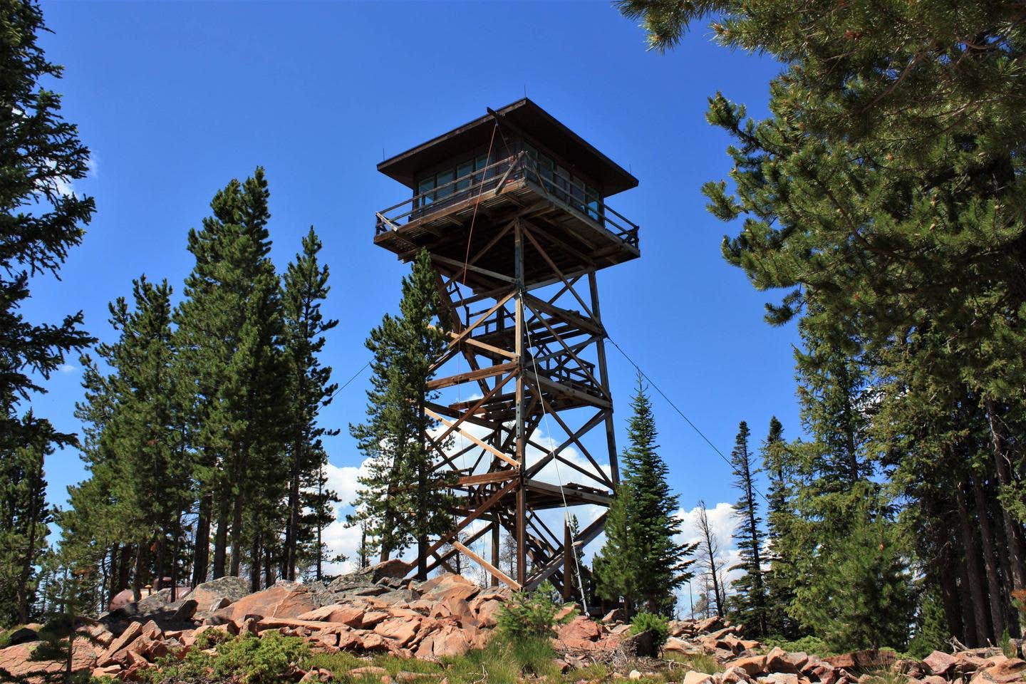 Spruce Mountain Fire Lookout Tower Camping | Laramie, WY