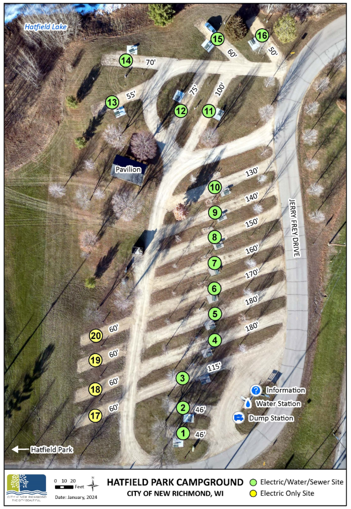 Hatfield City Park Camping | Roberts, Wisconsin